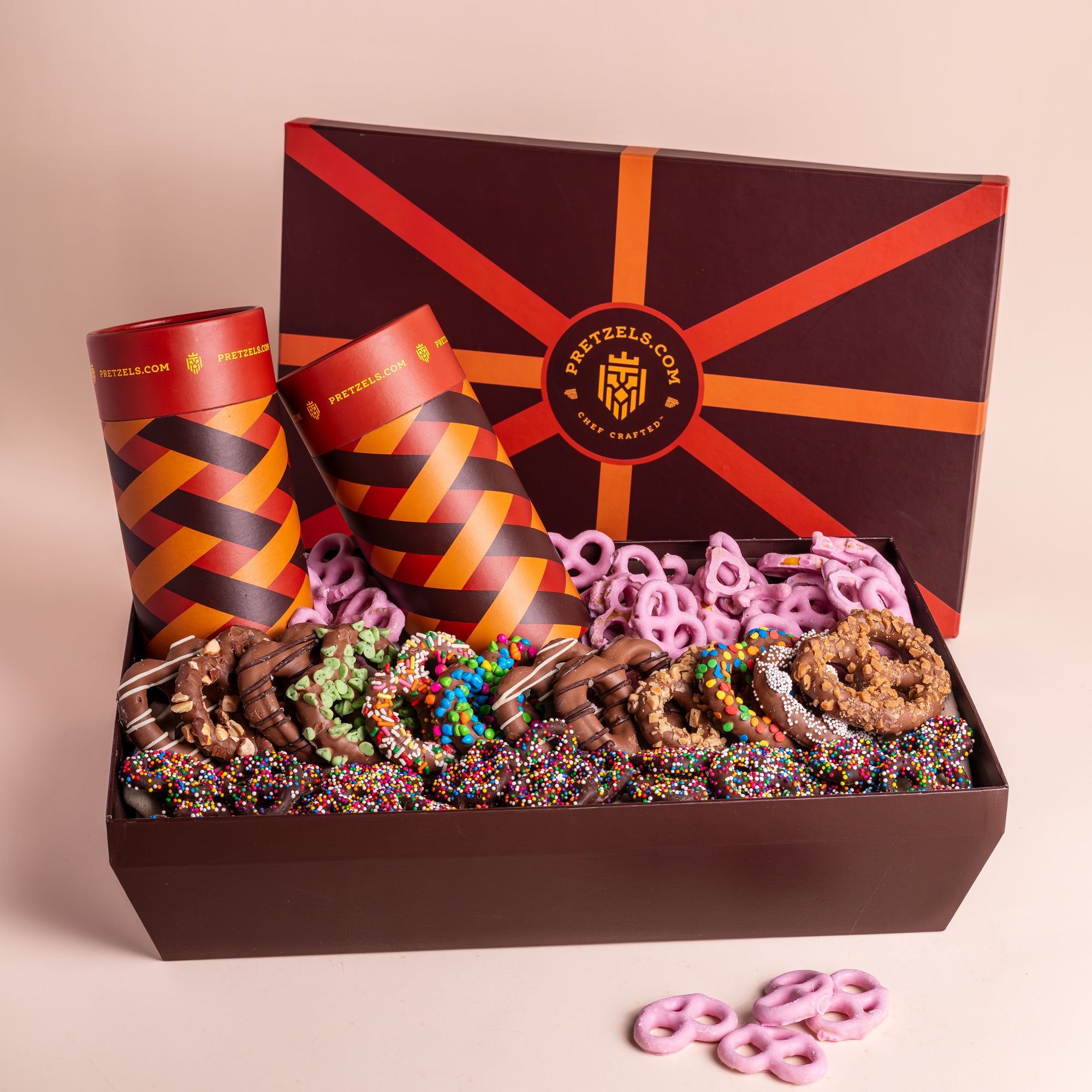Ultimate Belgian Chocolate Pretzel Twist Basket – Pretzels.com